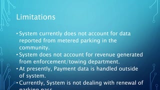 Community Parking System | PPTX