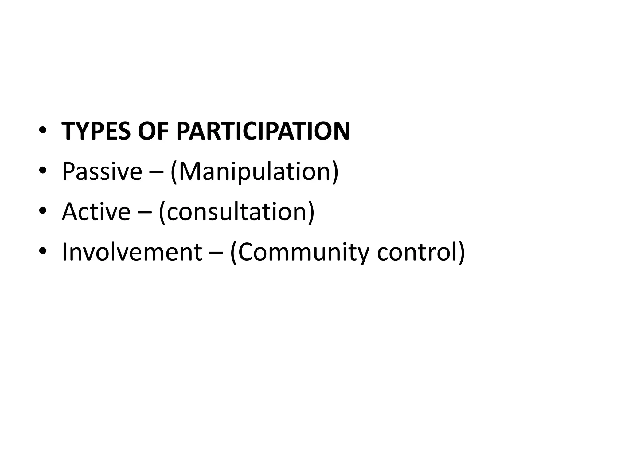 Community participation | PPTX