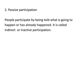 Community participation | PPTX