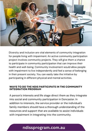 Community Participation Activities Can Boost Your Sense Of Inclusion | PDF