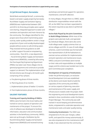 Community Participation In Piped Drinking Water Supply | PDF