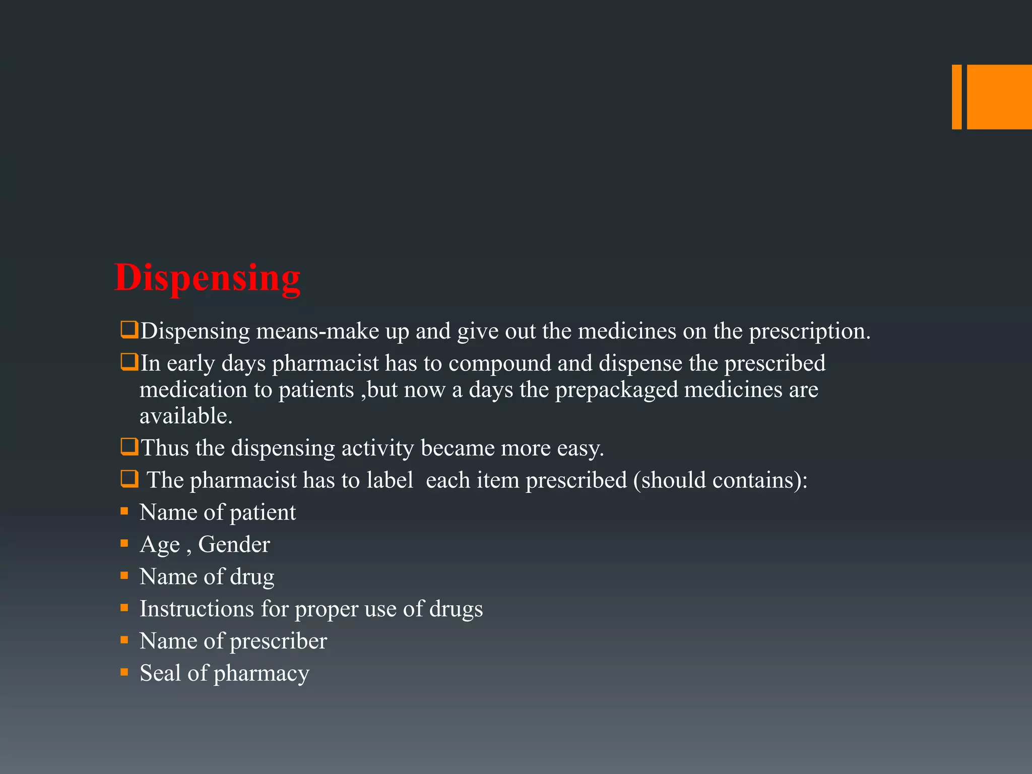 Community pharmacy-Definition ,scope and Roles and responsibilities of ...