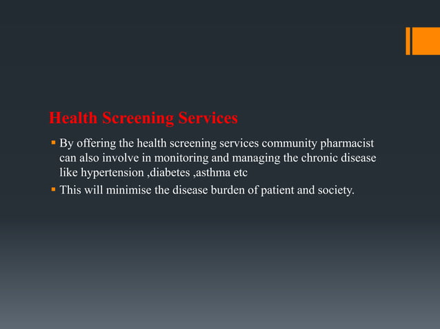 Community pharmacy-Definition ,scope and Roles and responsibilities of ...