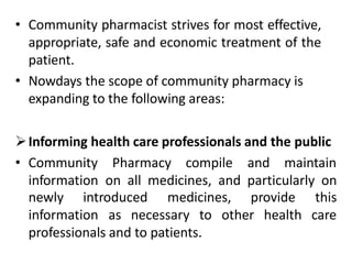 communityPharmacy definition scope rolepptx | PPT