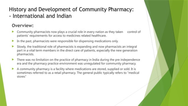 Community Pharmacy and Management ppt chapter-1.pptx | Pharmaceutical ...