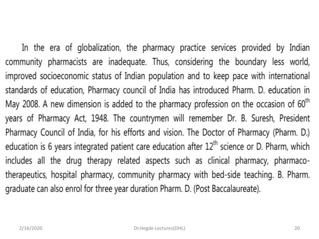 Community Pharmacy Practice Introduction | PPT