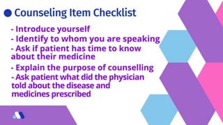 Patient Counselling | PPTX