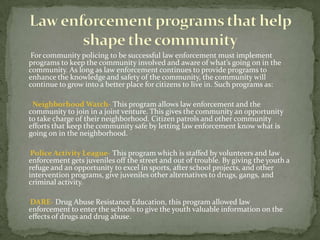 Community Policing And The Community Powerpoint | PPTX