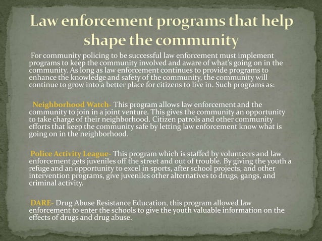 Community Policing And The Community Powerpoint | PPTX | Crime ...