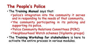 COMMUNITY POLICING IN NIGERIA: An Overview | PPTX