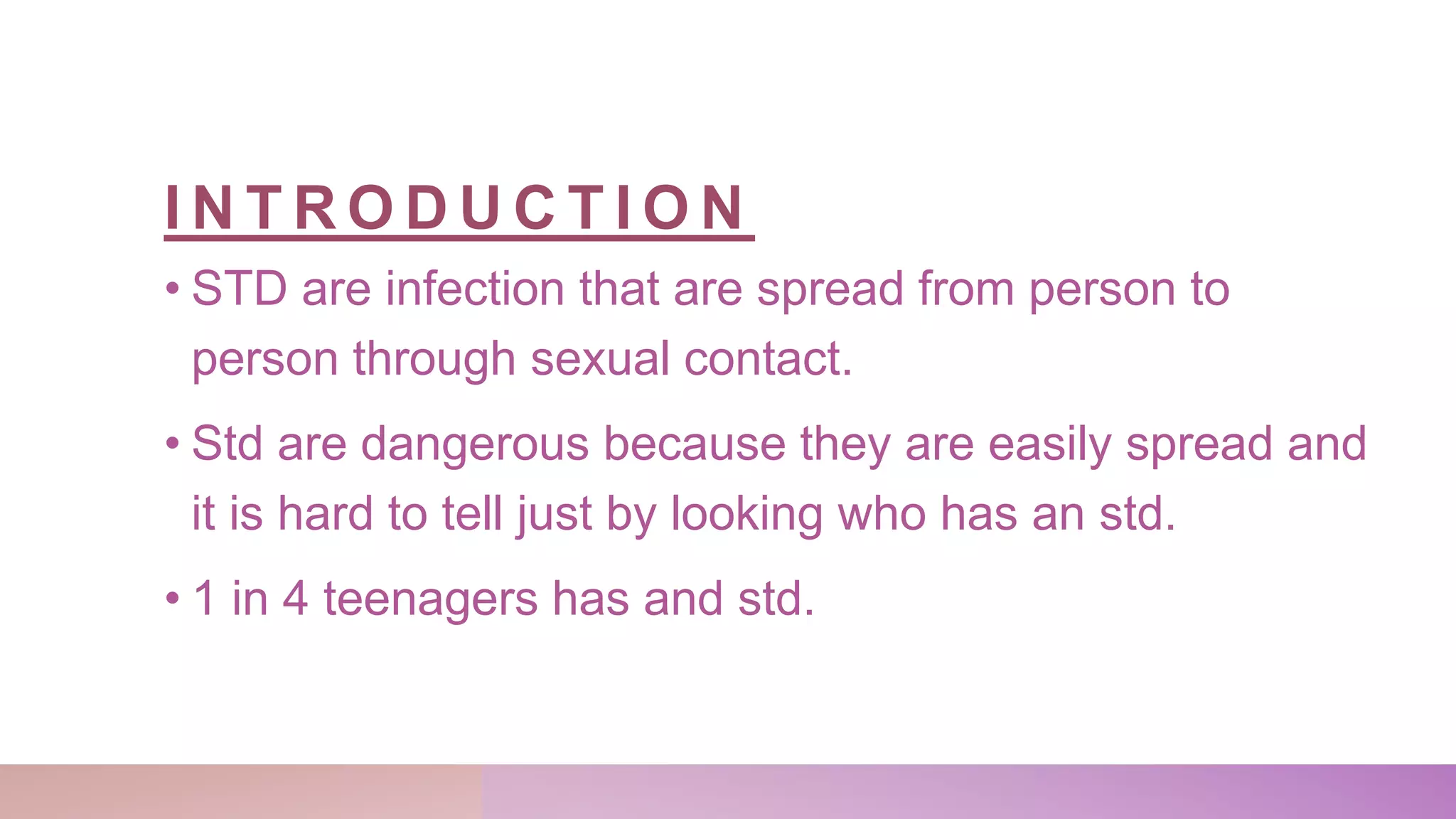 STD presentation | PPTX