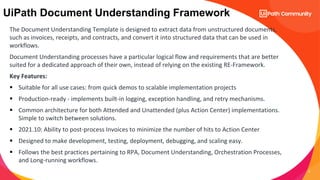 UiPath Document Understanding Framework: A Crash Course | PDF