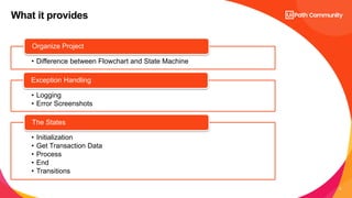 UiPath REFramework Overview Developer Series - Part 1 of 4 | PPTX