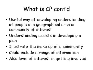 Community profiling 1 | PPT