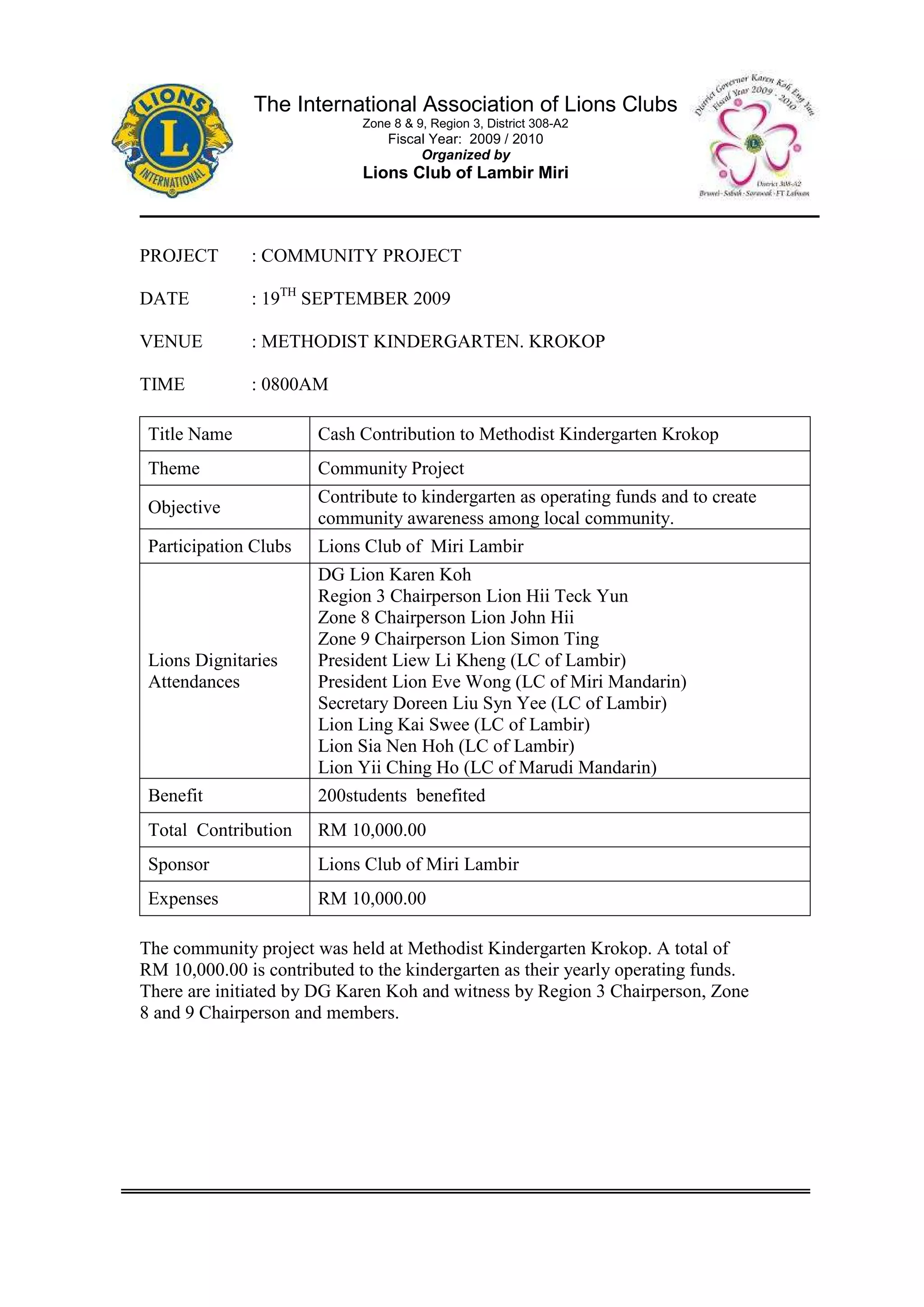 Community Project | PDF