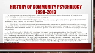 Community Psychology: Introduction | PPTX
