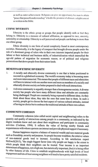 COMMUNITY/DEVELOPMENT PSYCHOLOGY-INTRODUCTION | PDF