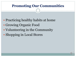 Community psychology (prevention & promotion) | PPTX