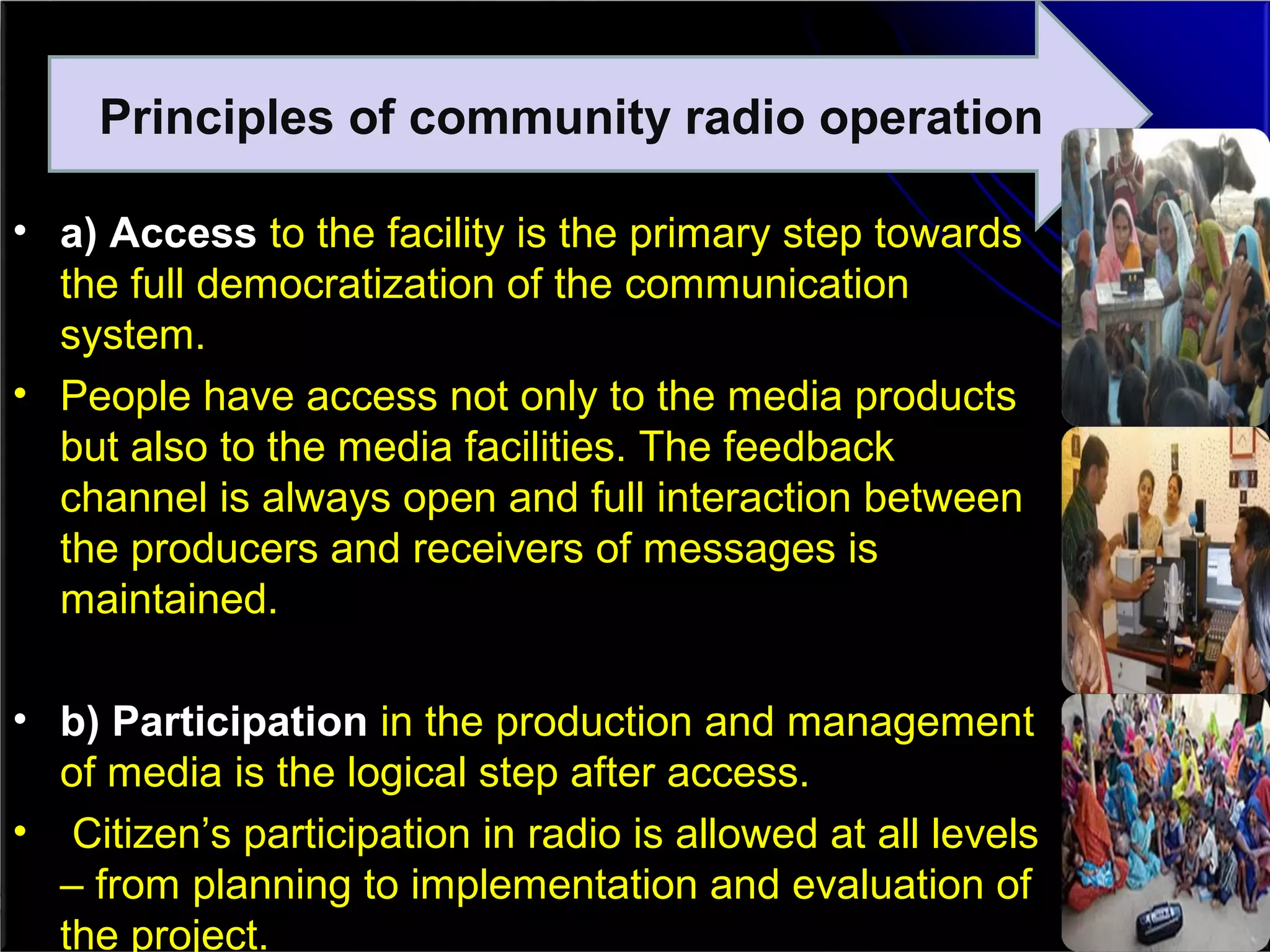 Community radio in agriculture | PPT