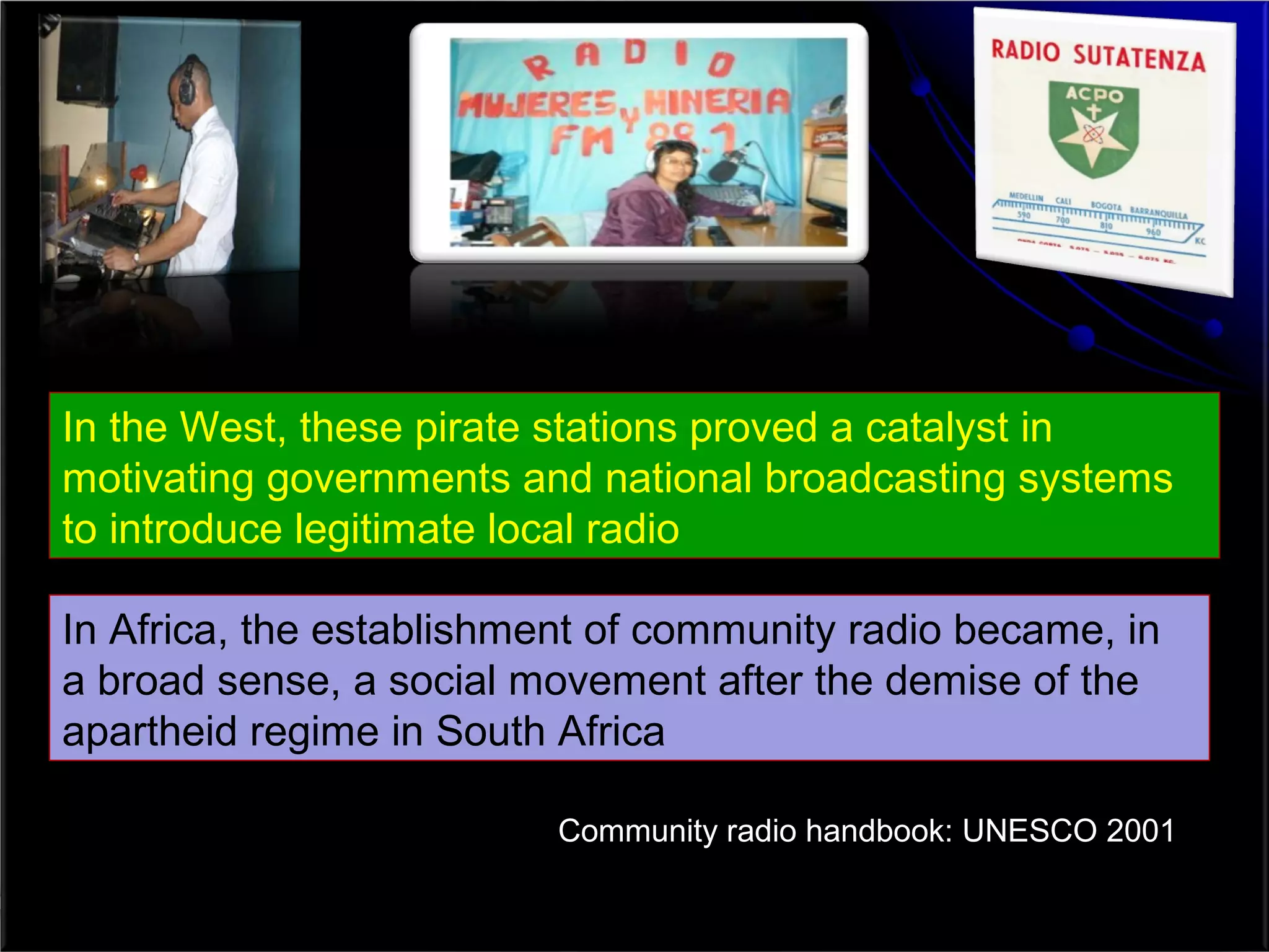 Community radio in agriculture | PPT