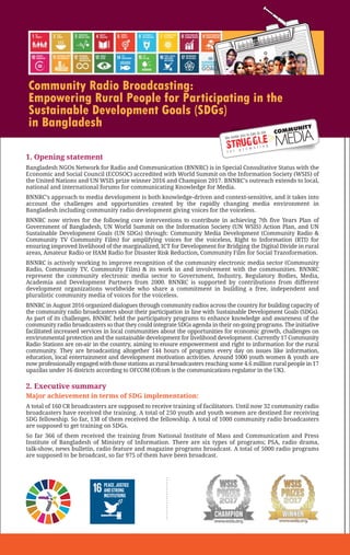 Community Radio broadcasting empowering rural people for participating in the sustainable ...