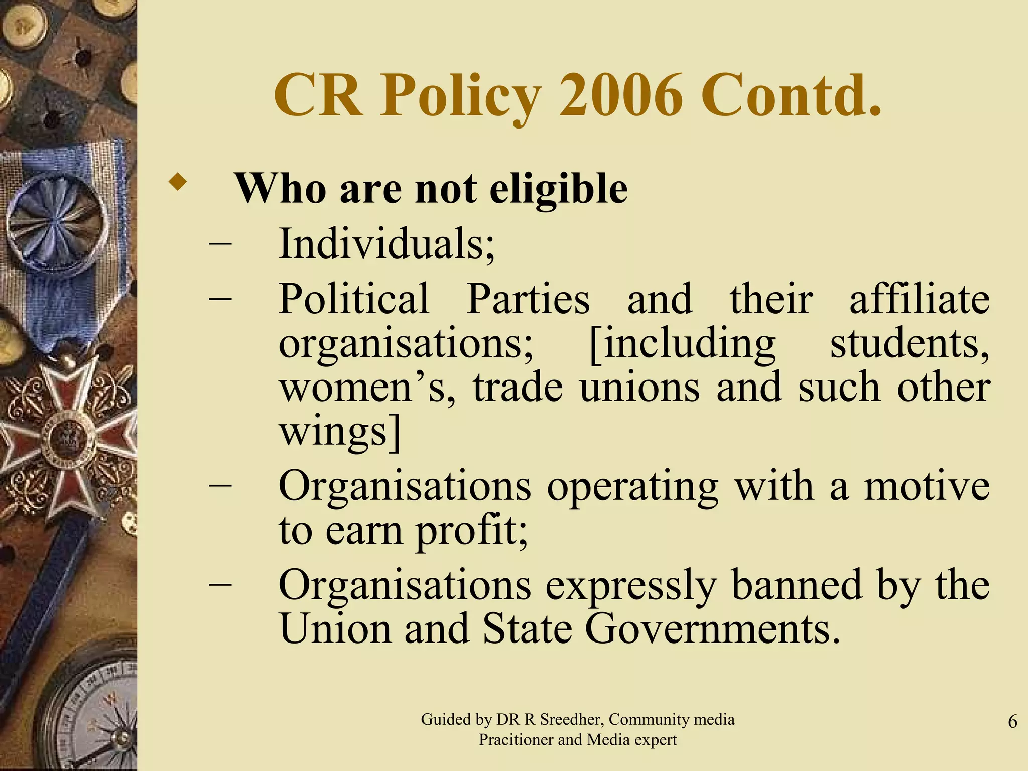 Community radio in india | PPT