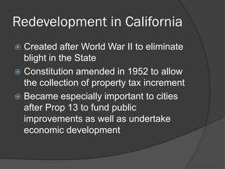 Community Redevelopment Agency | PDF | Developmental Sites | Real Estate