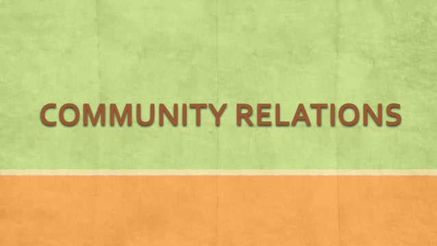 Community relations
