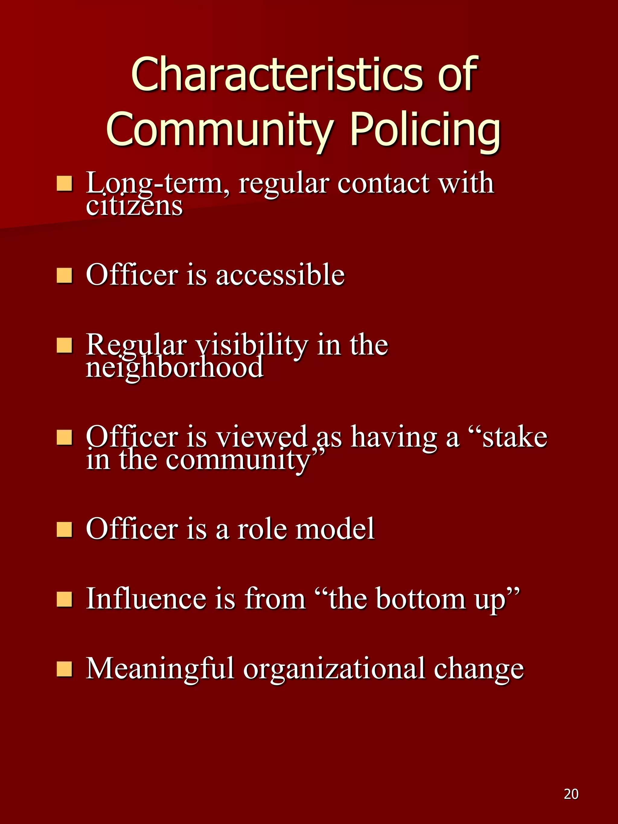 Introduction to Comunity Relations & Community Policing | PDF