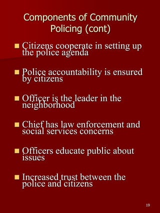 Introduction to Comunity Relations & Community Policing | PDF