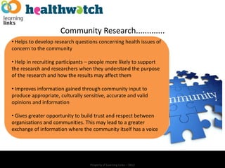Community research | PPTX