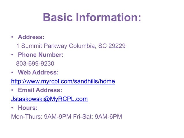 Community resource project | PPT