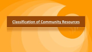 Community resources | PPTX