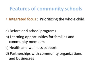 School organization COMMUNITY SCHOOLS.pptx