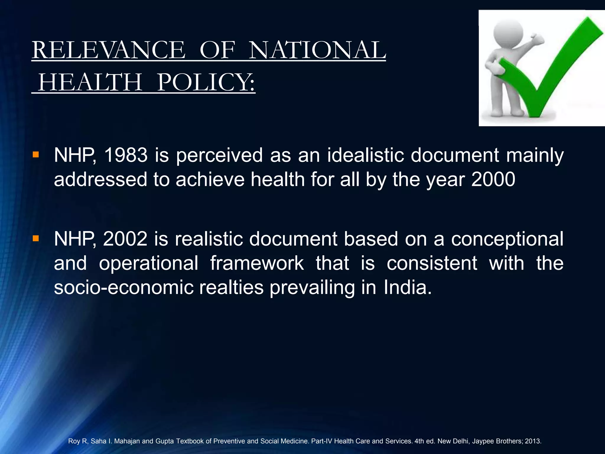 NATIONAL HEALTH POLICY | PPTX