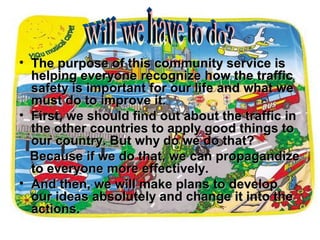 Community service project | PPT