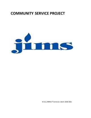 Community service project final | DOCX