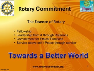 Community service projections Rotary 2012-13 | PPT