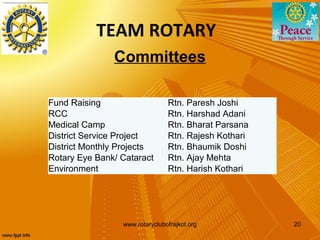 Community service projections Rotary 2012-13 | PPT