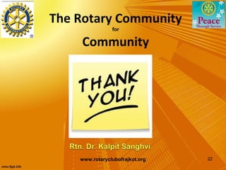 Community service projections Rotary 2012-13 | PPT