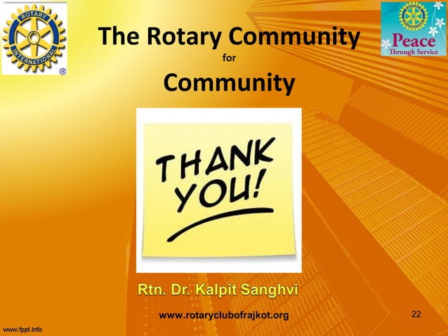 Community service projections Rotary 2012-13 | PPT | Business ...