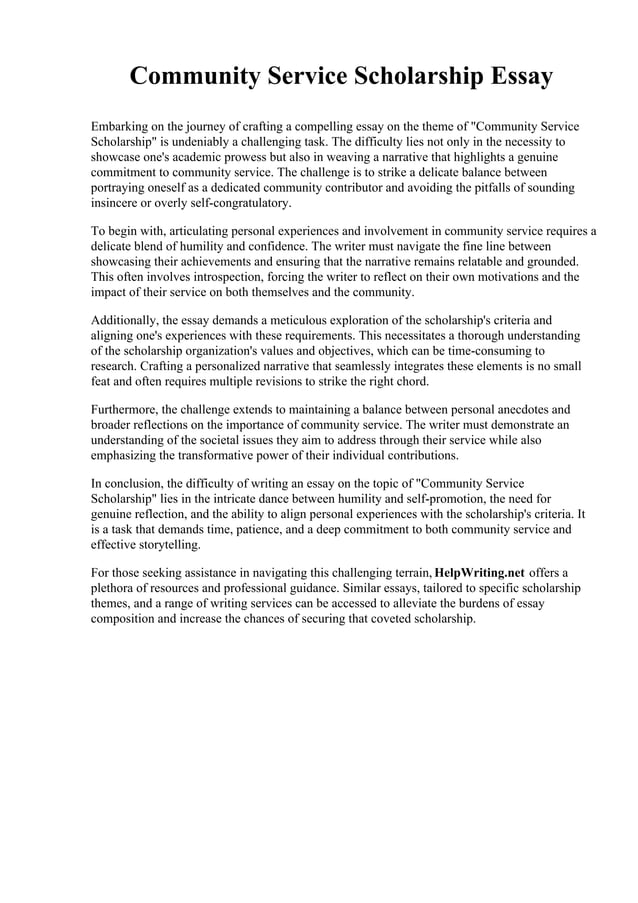 Community Service Scholarship Essay.pdf