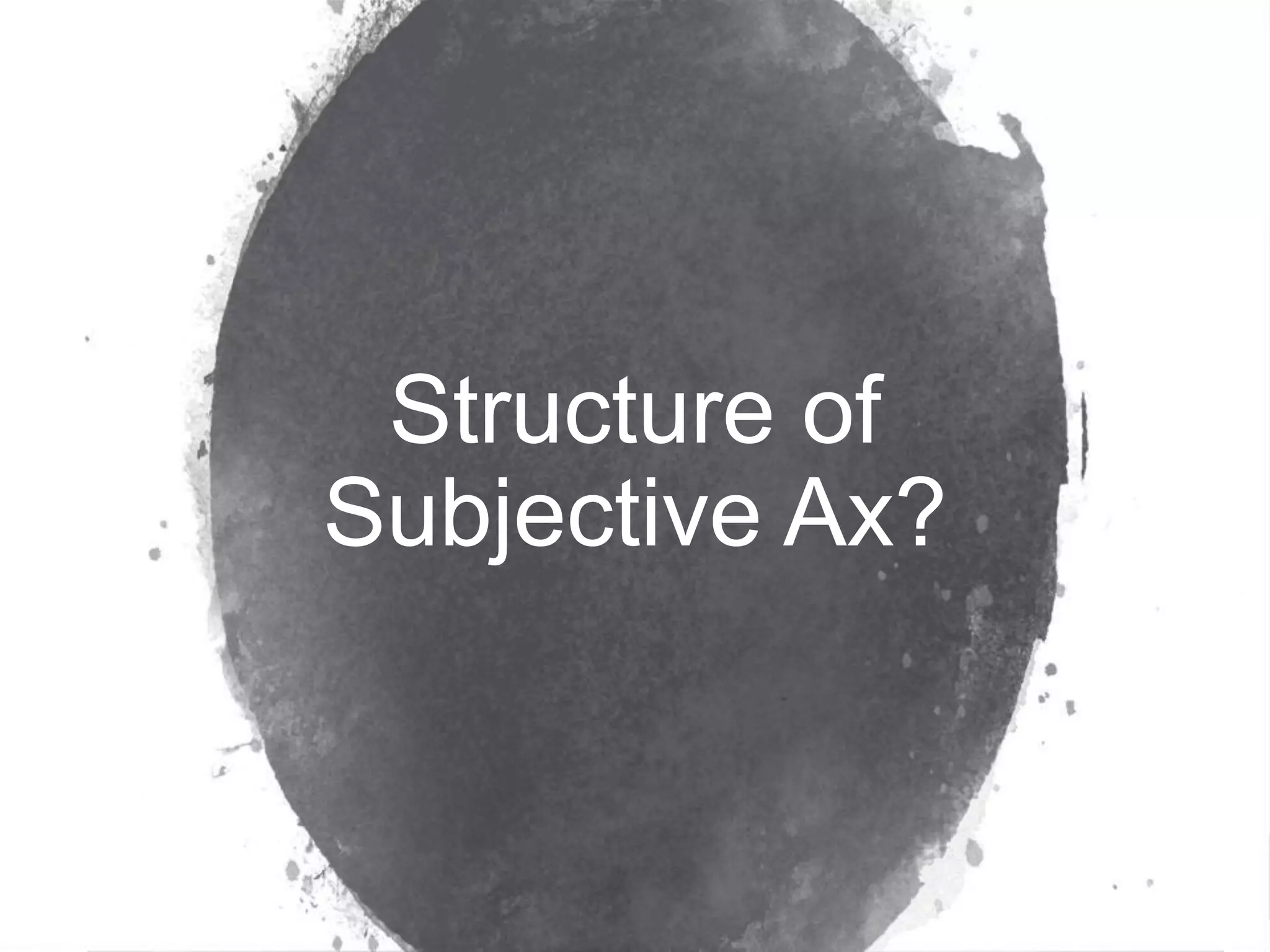Psychosocial Management & Subjective Assessment | PPTX