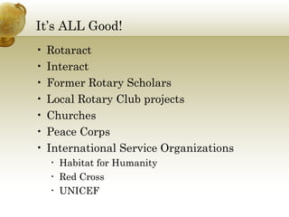Rotary Community Service Presentation, Tampa, FL | PPT