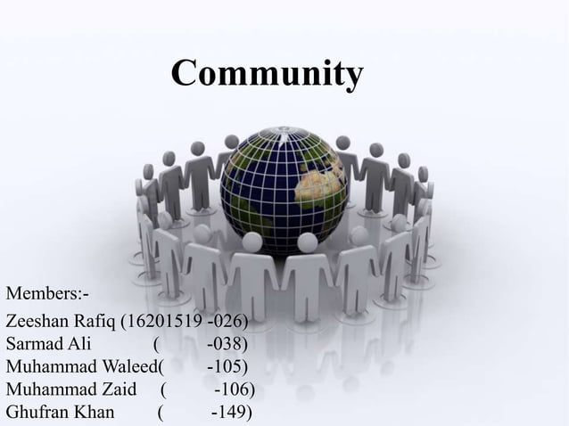 Community sociology 101 | PPTX