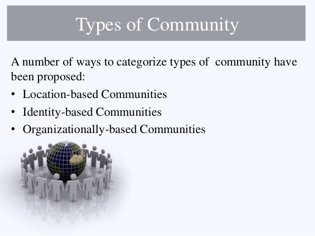 Community sociology 101