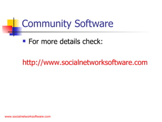 Community software | PDF