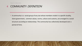 Community strategy concept | PPTX