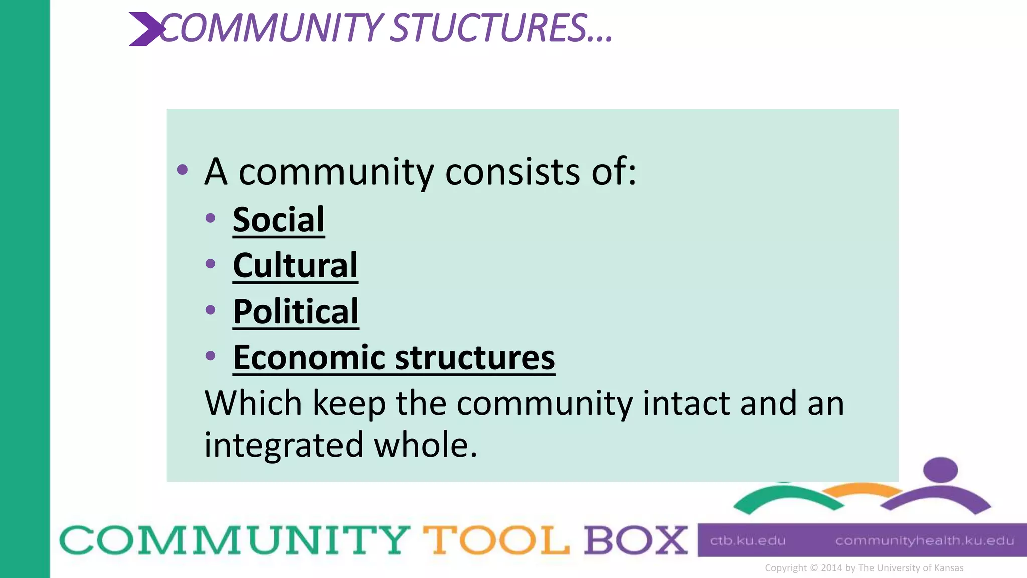 Community StruCtures.pptx | Business | Business and Finance