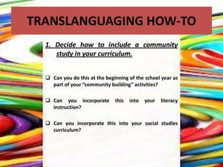 Community study | PPTX | Education